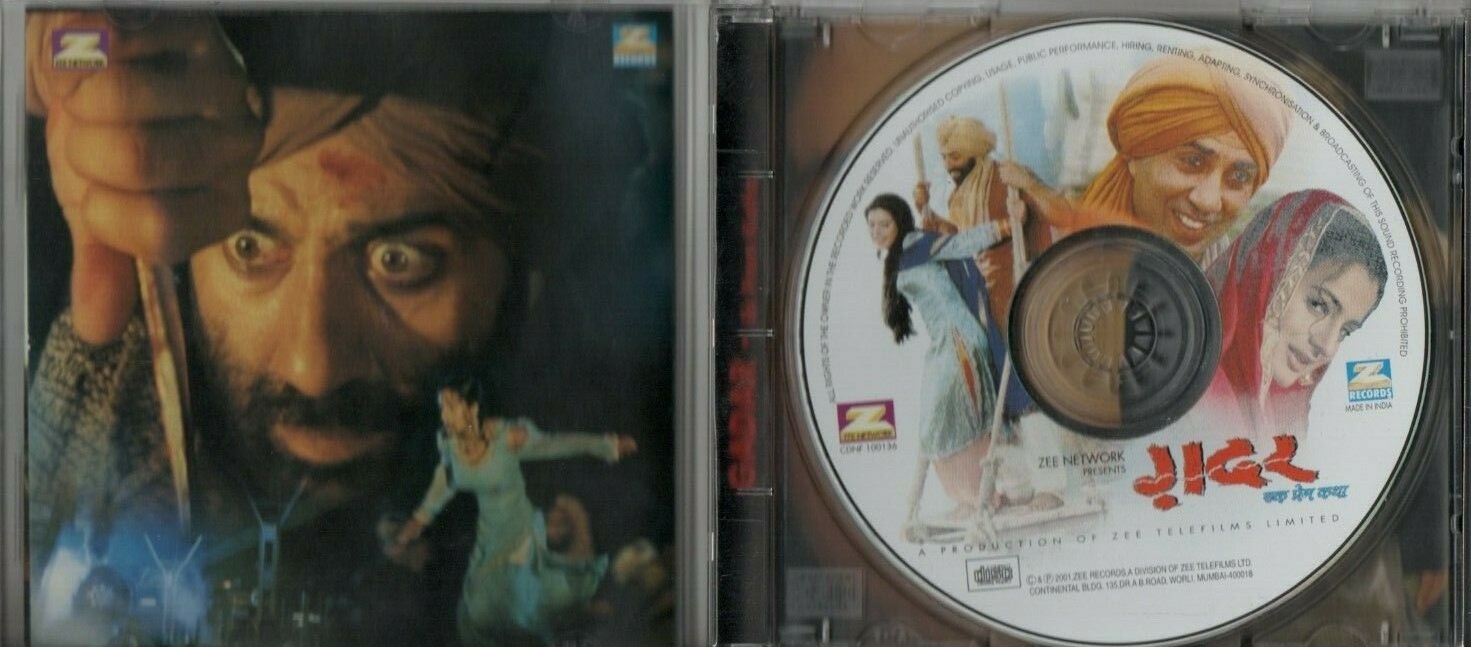 GADAR - BOLLYWOOD / HINDI SOUNDTRACK AUDIO CD | eBay UK