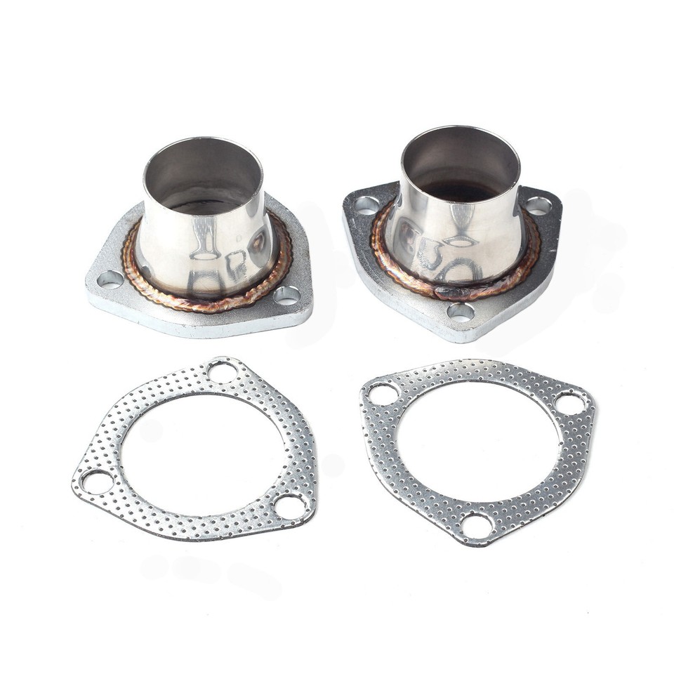 Exhaust Headers For CHEVY SBC SMALL BLOCK V8 HUGGER SHORTY STAINLESS ...