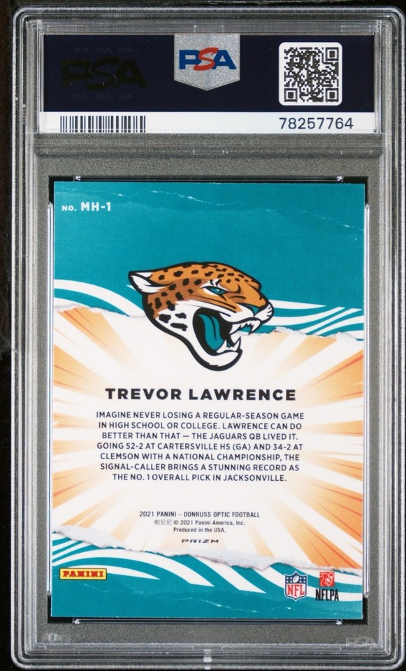 Trevor Lawrence 2021 Donruss Optic My House PSA 9 #MH1 | eBay
