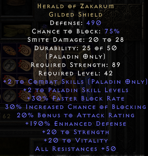 Herald of Zakarum HOZ 190-199ED- Diablo 2 D2R Non-Ladder Softcore PC/PS ...