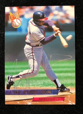 TERRY PENDLETON 1993 FLEER ULTRA AUTOGRAPHED SIGNED AUTO BASEBALL CARD ...