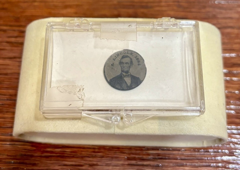 1860 Abraham Lincoln Ferrotype Tintype Campaign Button Very Rare | eBay