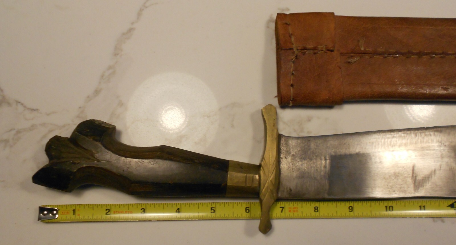 Philippines WWII Carbon Steel Filipino Bowie Negrito Bolo WW2 Antique ...