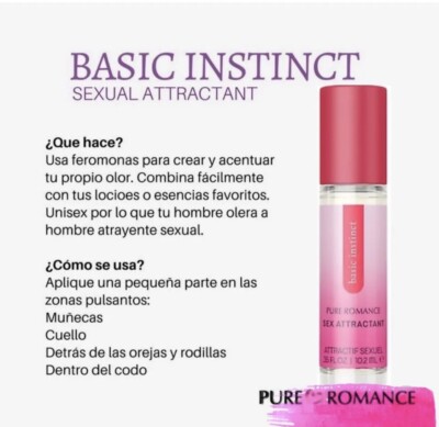 Pure Romance Basic Instinct 0.3oz Unisex Perfume 885244179145 | eBay