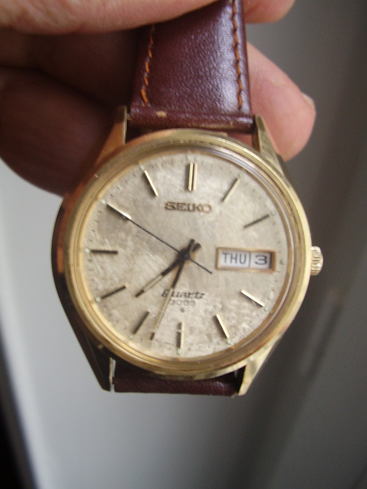 Rare Vintage 1973 SEIKO Quartz "3003" Men's Watch VGC - Gem