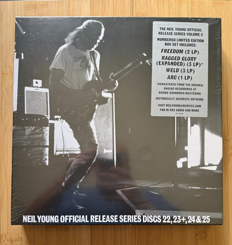 NEIL YOUNG OFFICIAL RELEASE SERIES VOL. 5 BOX SET 9-LP SEALED DISC 22 ...