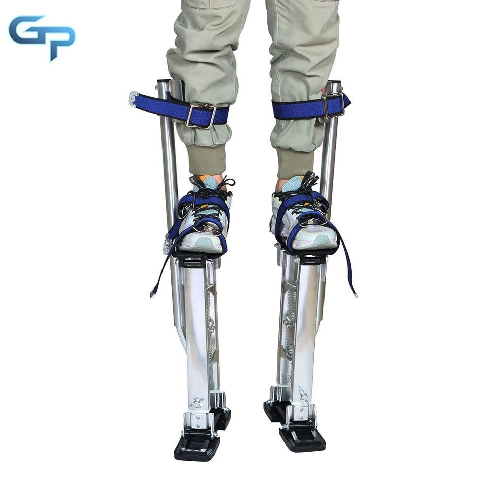 Silver Aluminum Alloy Stilts 18" - 30" Drywall Stilts Painters ...