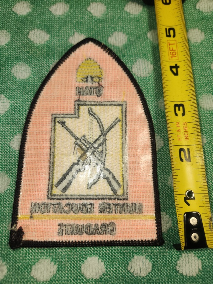 Utah Hunter Education Graduate Patch, Safe, Game-Fish DNR PATCHES | eBay