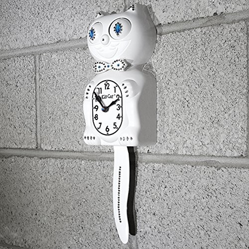 Official WHITE Kit Cat Klock Clock Gentlemen Jeweled Swarovski | eBay