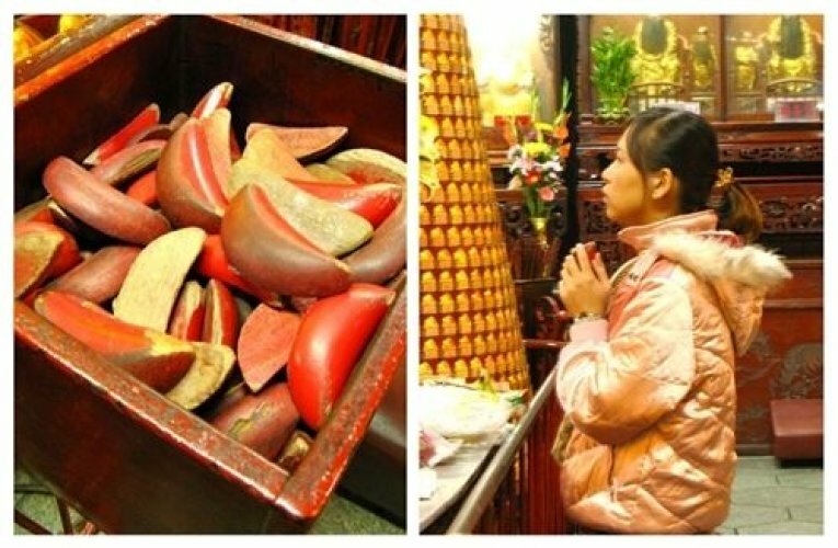 Ying Yang Spiritual Prophecy Divination Jiaobei Fortune Crescent Moon ...