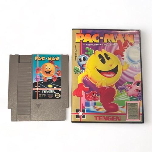 Original Pac-Man NES Nintendo tengen game Vintage 1993 With Plastic ...