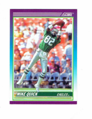 Mike Quick Philadelphia Eagles #82 WR #466 Score 1990 Football Card | eBay