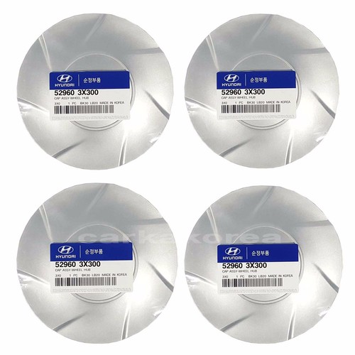 529603X300 "17 in Wheel Center Cap Silver 4Pcs For Hyundai Elantra MD ...