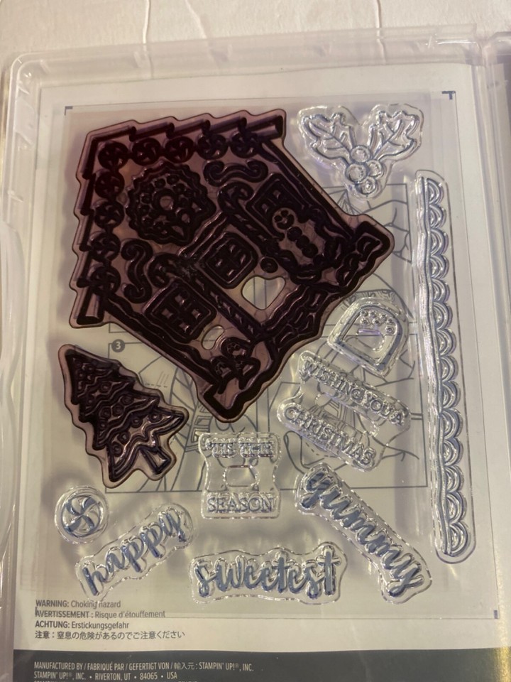 Stampin’ Up! Yummy Christmas Stamp & Die Sets*Used*Free Shipping | eBay