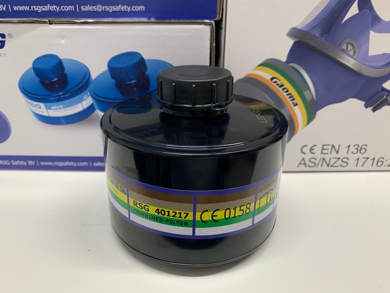 NATO 40mm NBC/CBRN Gas Mask Filter 3-Pak | Grelly UK