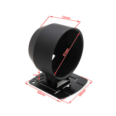 52mm Black Gauge Pod Cup Car Mount Holder Meter Pods Dash Pod Bracket ...