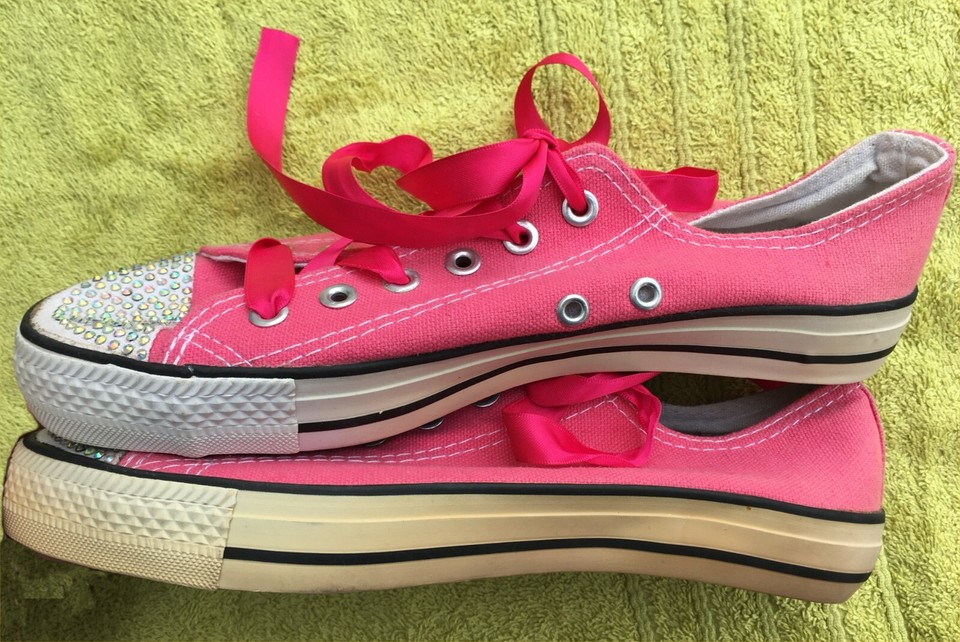 LADIES DAPS PUMPS, UK SIZE 6, EURO 39, PINK, GLITTER TOES (v) | eBay UK