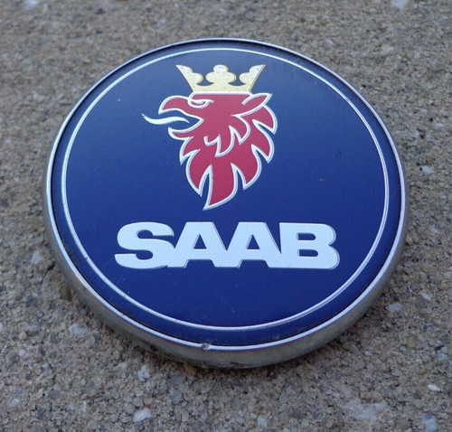 Saab hood emblem badge decal logo 9-3 93 9-5 95 OEM Genuine Original ...