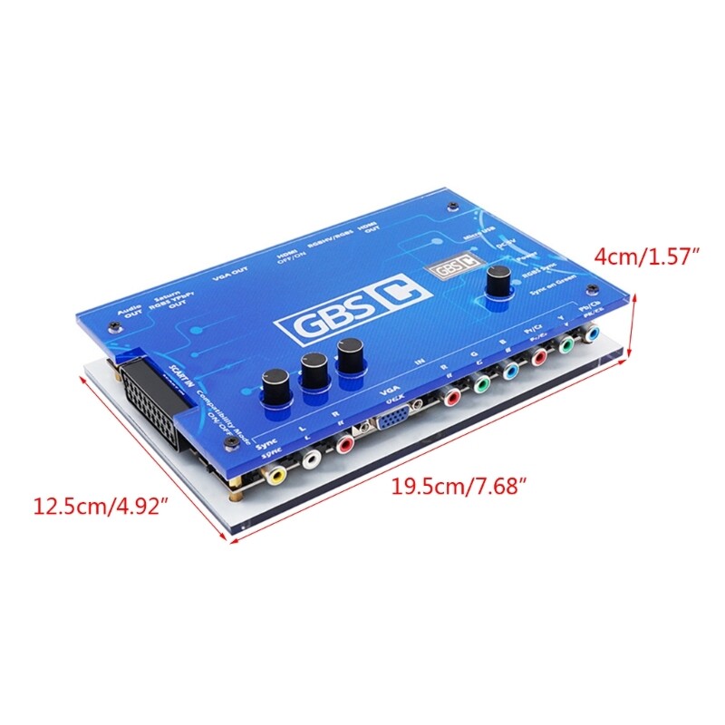 GBS VGA Scart Ypbpr Signal to VGA Upscaler For Video Console | eBay