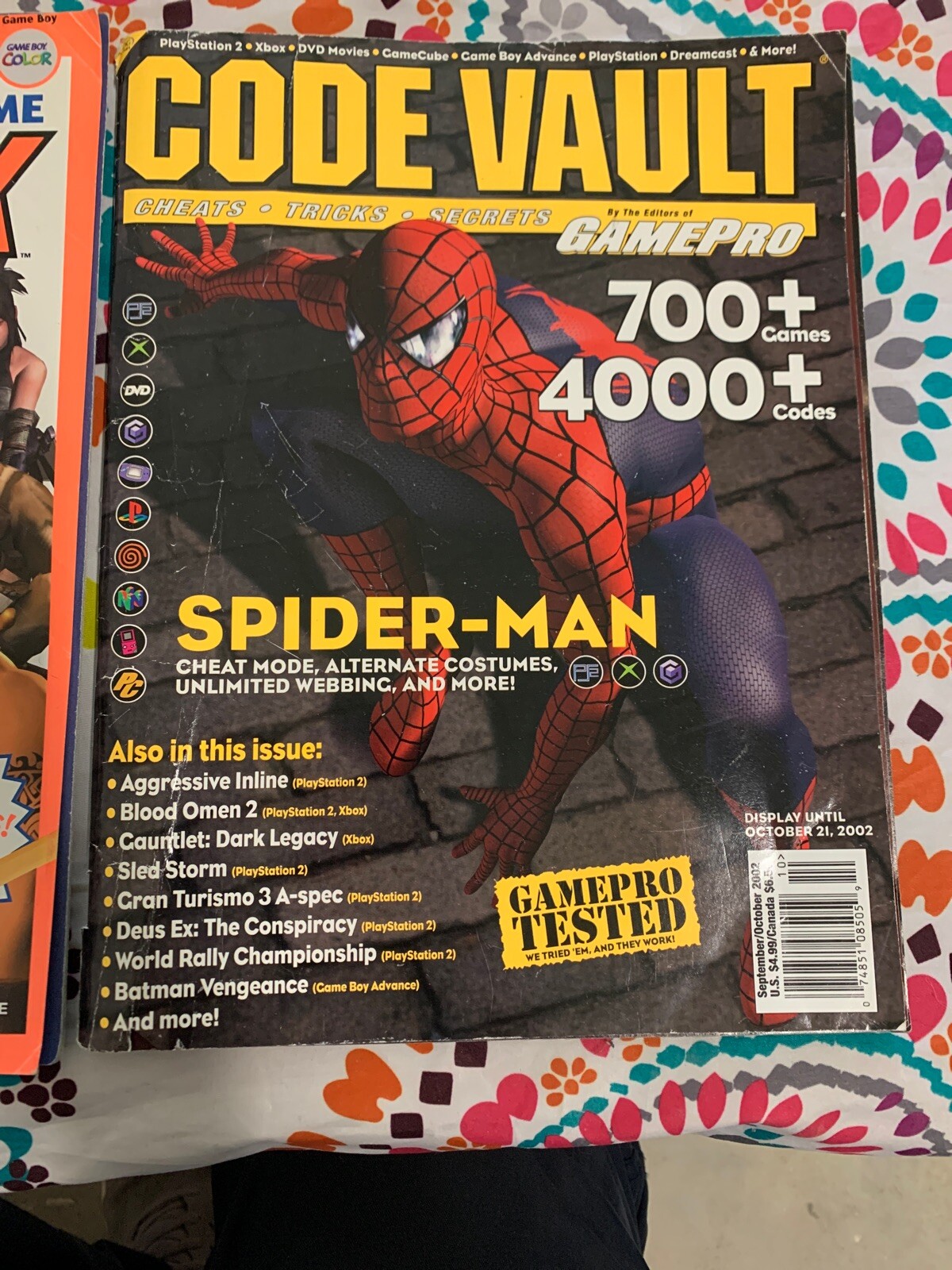 LOT OF TWO CODE BOOK MAGAZINES CODE VAULT 2002 CODEBOOK 2003 | eBay