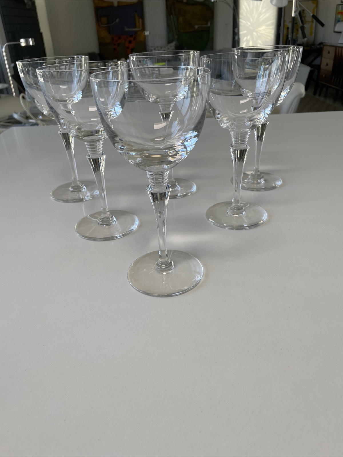 New. Saint Louis Crystal Grand Lieu Wine Glass. 7 3/8” H. Set Of 6 | eBay