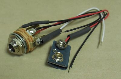 NEW OVERSTOCK EMG BATTERY AND .25 INCH INPUT JACK FOR GUITAR | eBay