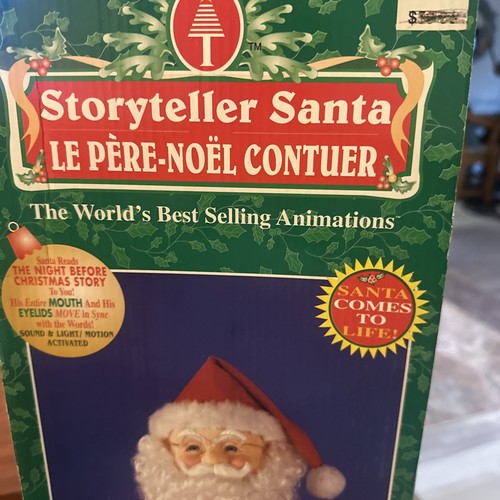 Vintage Telco Motion-ette Talking Santa With Flickering Candle Sound ...