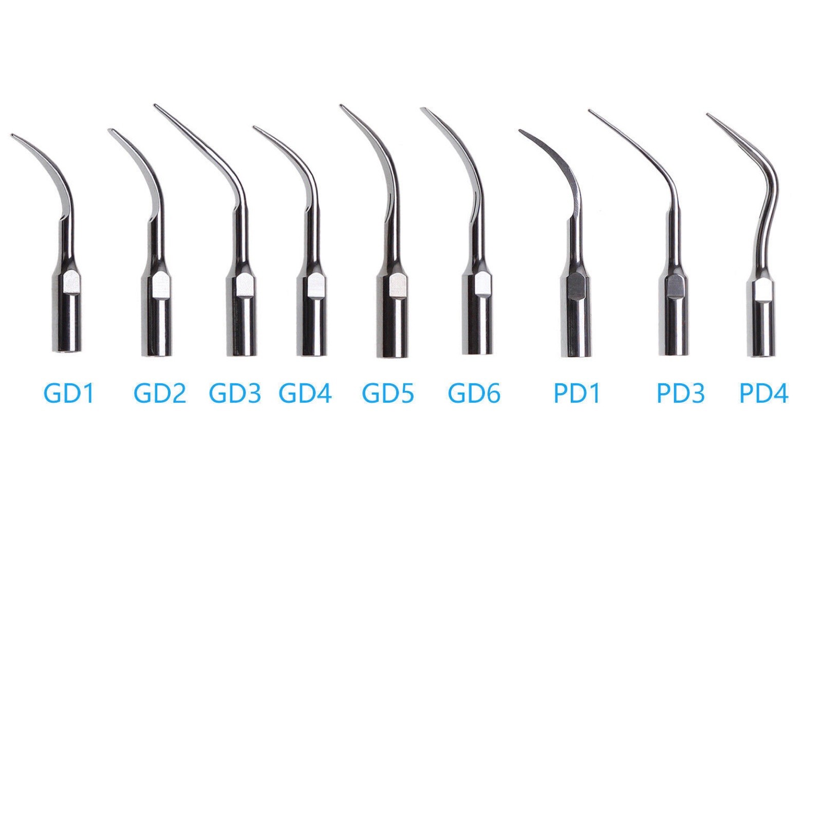 10pcs Dentist Perio Endo Scaler type INSERTS/TIPS FOR ABLATOR DTE ...