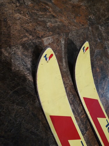 Vintage '76 era Rossignol Exhibition Freestyle skis 175cm GT bindings ...