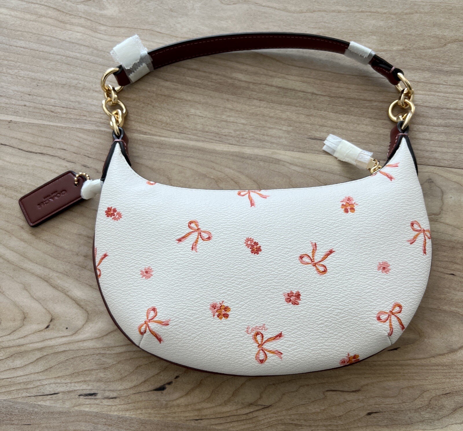 COACH Mini Payton With Bow Print CN769 Purse Bag Spring Party Prom ...