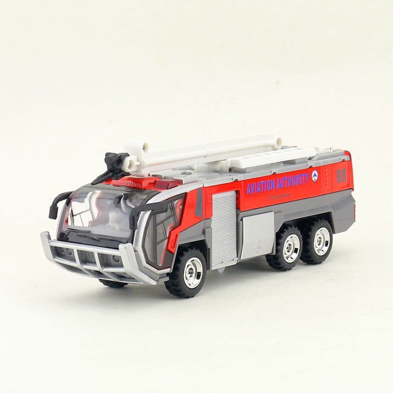 1/50 Alloy Car Airport Fire Truck Model Engineering Car Sound Toy Kid ...