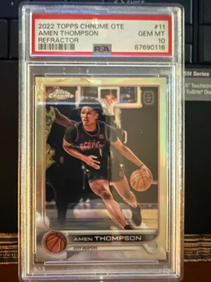 2022TOPPS CHROME OTE AMEN THOMPSON REFRACTOR #11 | eBay