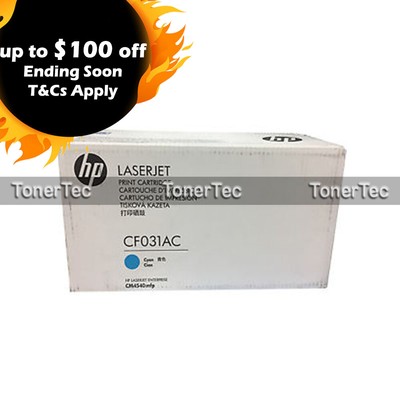 HP Genuine #646A CF031A CYAN Toner Cart->CM4540/CM4540f/CM4540fskm ...