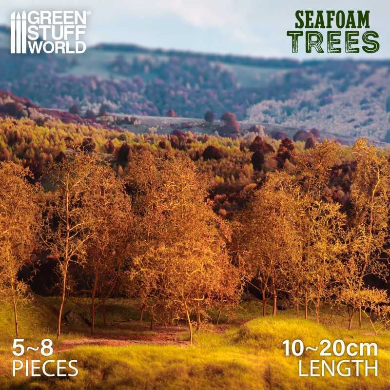 Green Stuff World Seafoam Trees Mix Scenery Wargaming Railway | eBay UK