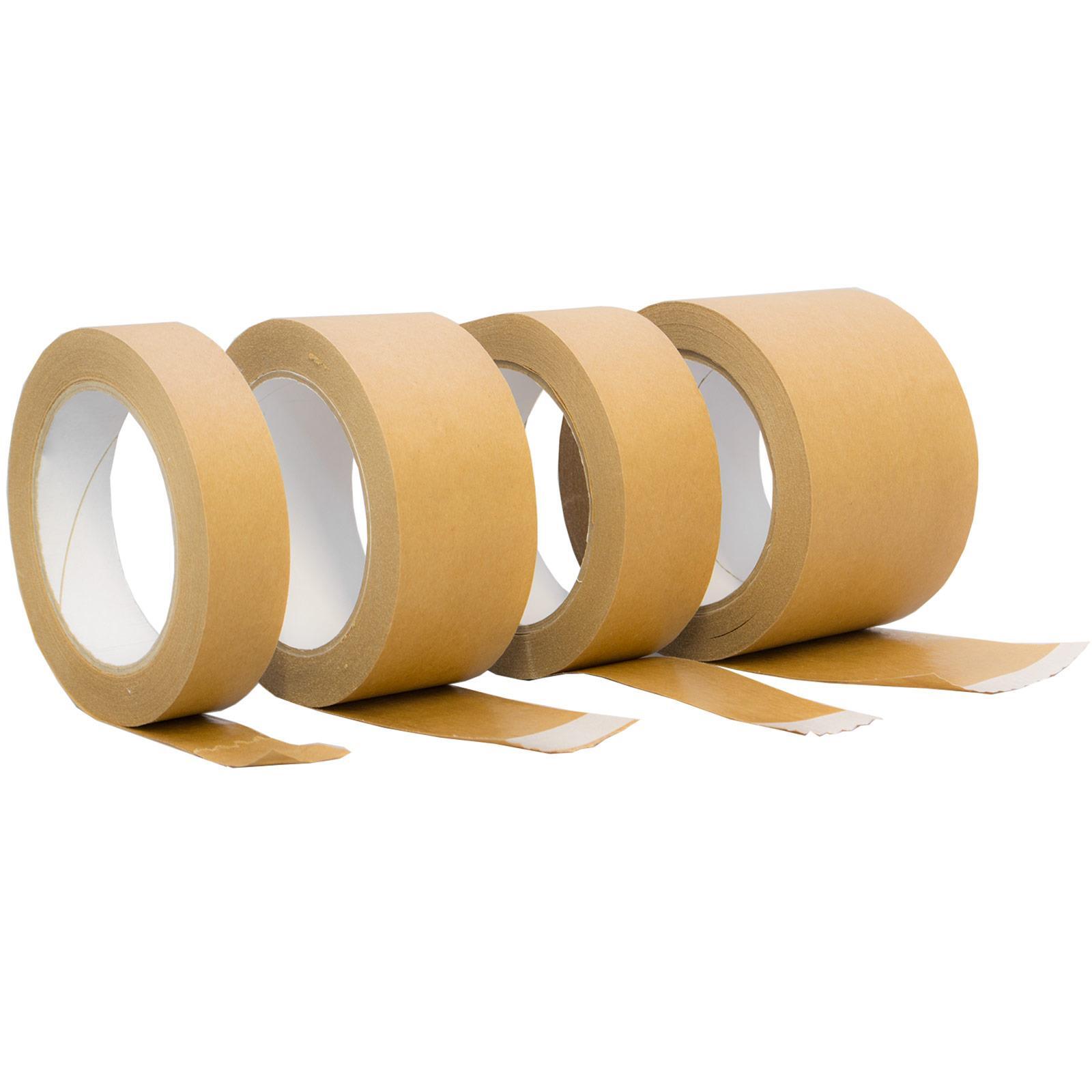 Brown Kraft Paper Packaging Parcel Tape Eco Friendly Biodegradable ...
