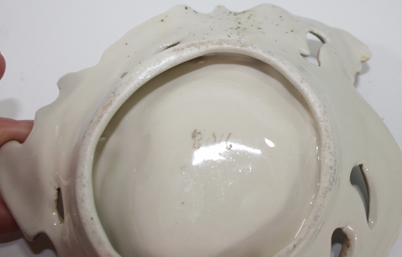 Vintage Ornate Calling Card Mint Candy Pin Dsh 3D roses Gold Flourish ...