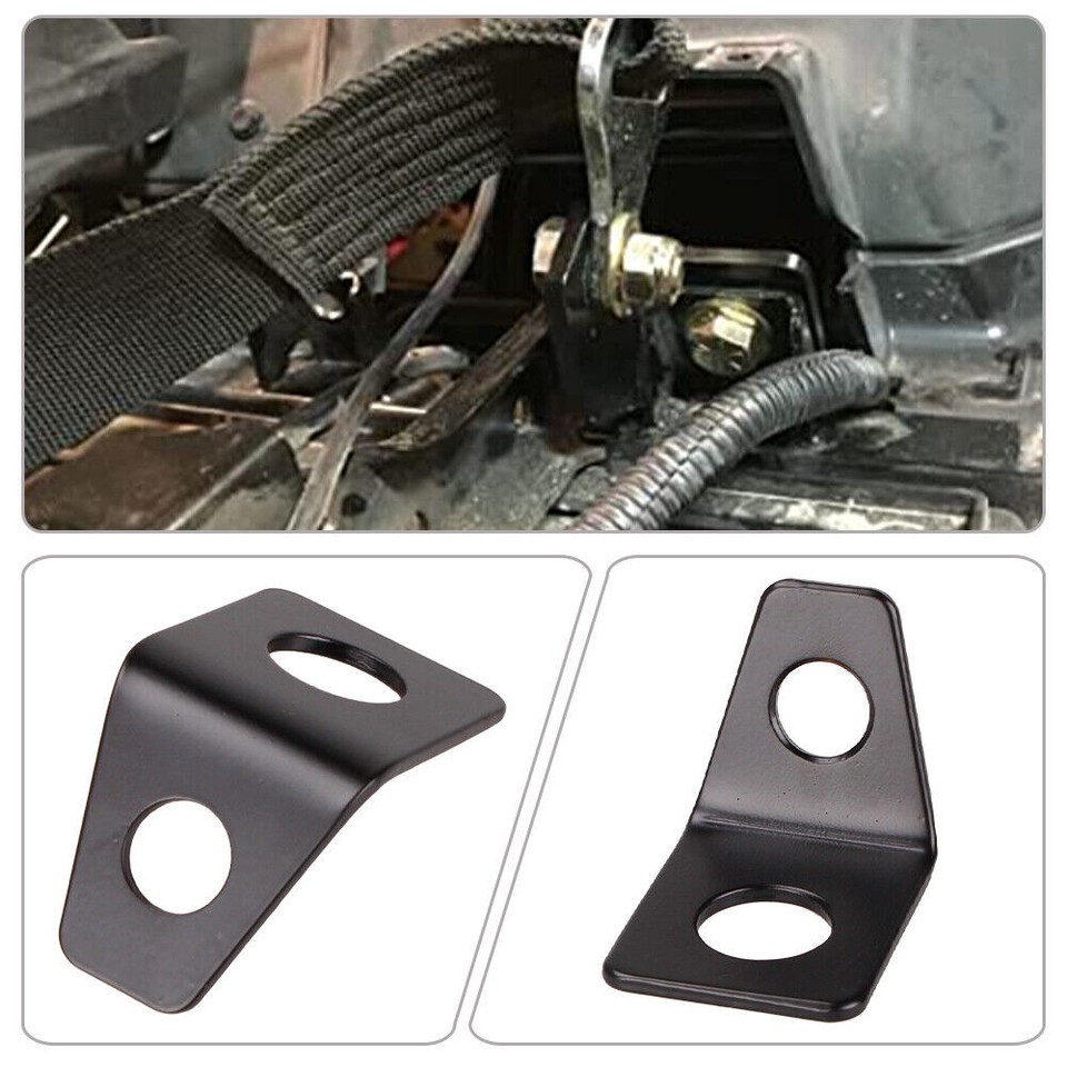 4PCS 4 Point Seat Belt Mounting 90 Degree Angle Brackets Kit Seat Belt ...