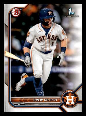 Drew Gilbert 2022 Bowman Draft 1st #BD-152 Houston Astros Mint | eBay