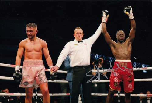 Samuel Antwi Hand Signed 12x8 Photo Boxing Autograph | eBay