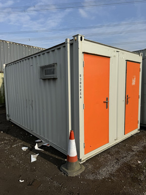 Toilet Block 3 + 1 Site Cabin Container, Welfare Unit, Wc Loo Camp Site ...