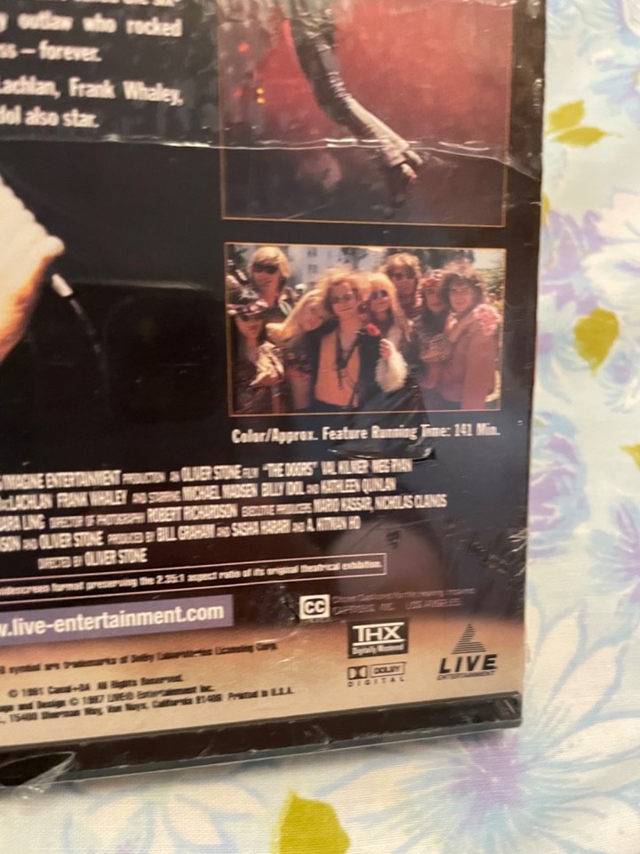 DVD The Doors Val Kilmer Meg Ryan Kevin Dillon Kyle Maclachlan BRAND ...