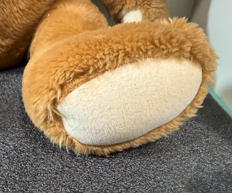 Vintage 1987 Smithsonian Institution Brown Jointed Plush Teddy Bear 24 ...