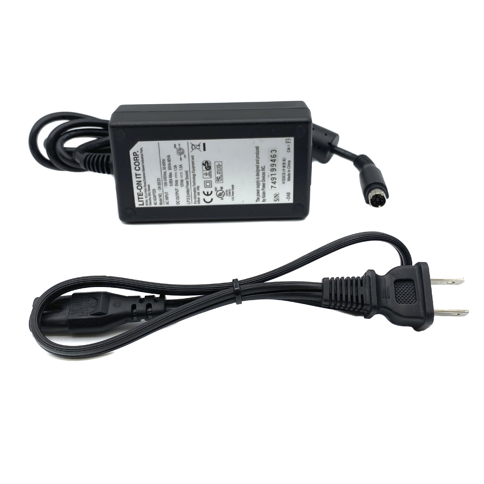 Genuine Liteon DA-30C01 AC/DC Power Adapter 5 pin For Samsung SE-W164 ...