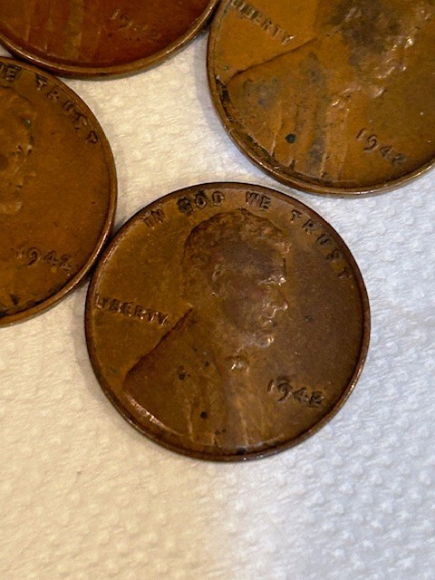 1942 Lincoln Wheat Penny *Rare* No Mint Mark, Circulated Great ...
