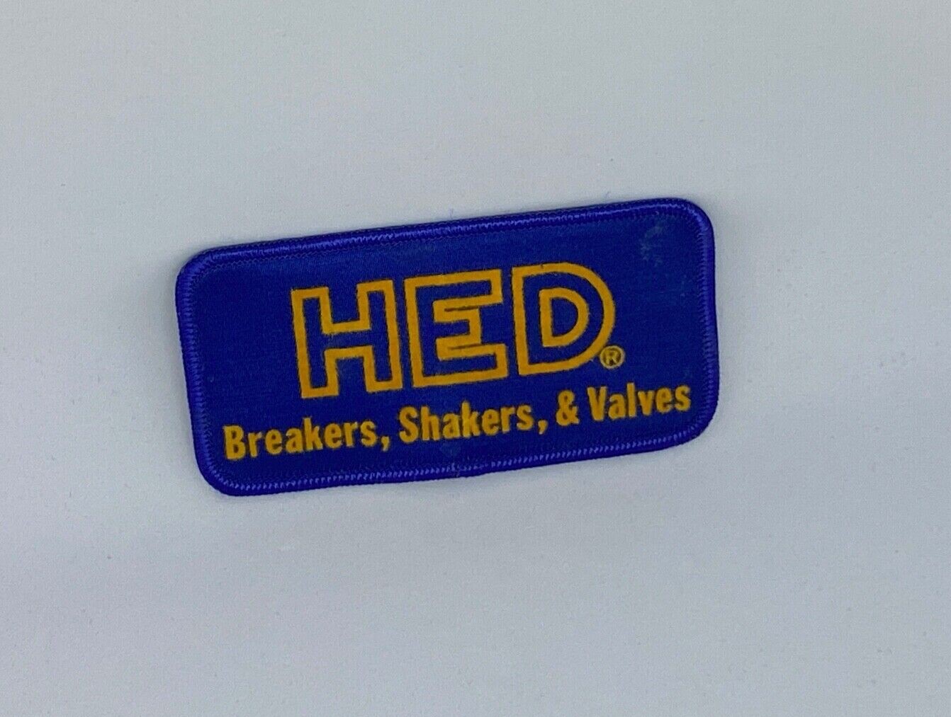 HED Breakers Shakers & Valves Patch VTG Blue Yellow Hat Cap Velour ...