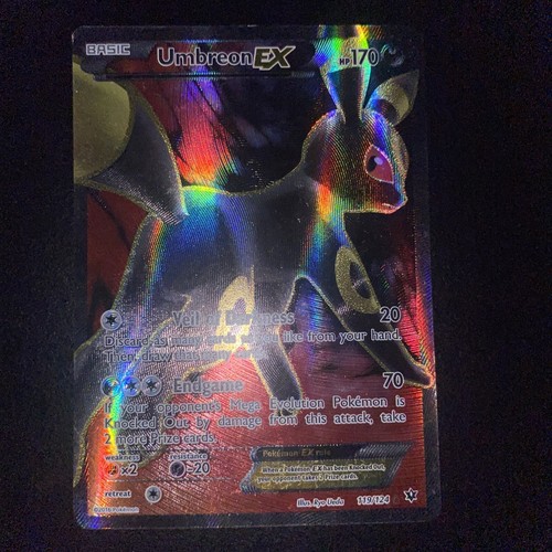 Umbreon Ex Full Art Fates Collide Set 119/124 Rare Textured Holo ...