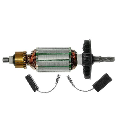 f Bosch Rotor Motor Impeller DD521 DD525 SPIT322 Brush 1614010227 230V ...