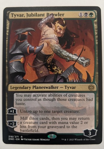 MTG Tyvar, Jubilant Brawler Phyrexia: All Will Be One - NM/M | eBay