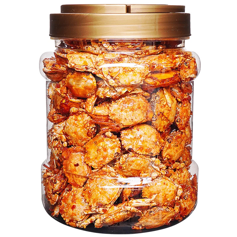NEW Spicy Small Sea Crab Instant Canned Cooked Seafood Casual Deep Sea ...