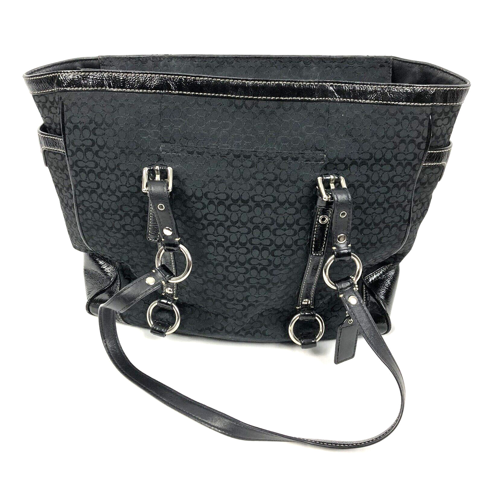 Coach G0851-F12345 Signature Gallery Jacquard Black T… - Gem